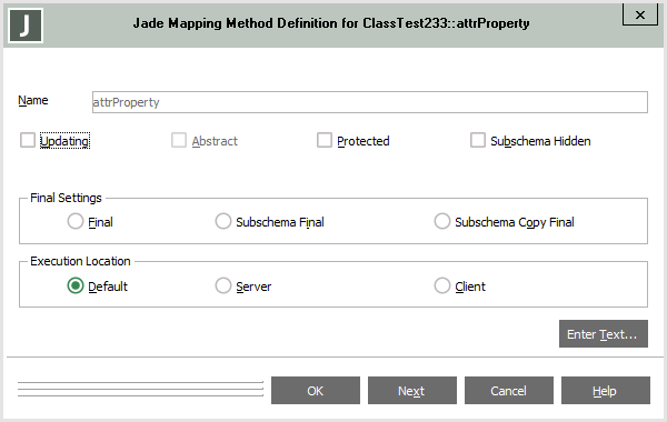 Adding A Method Mapping For A Property 4719